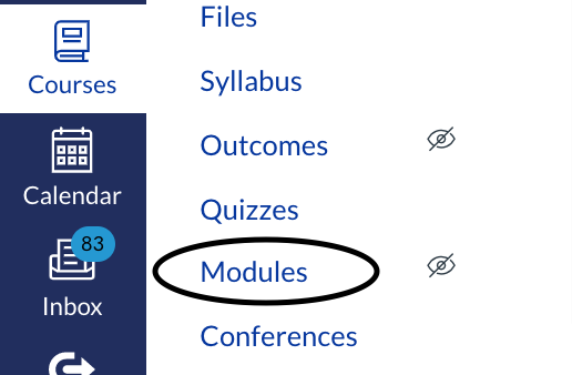 How to Create a Module in Canvas | University of Kentucky College of Arts & Sciences